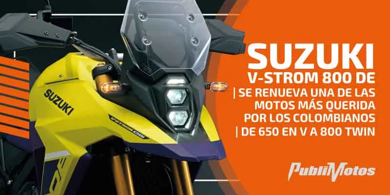 Suzuki V-Strom 800 DE | Se renueva una de las motos más querida por los colombianos | De 650 en ...