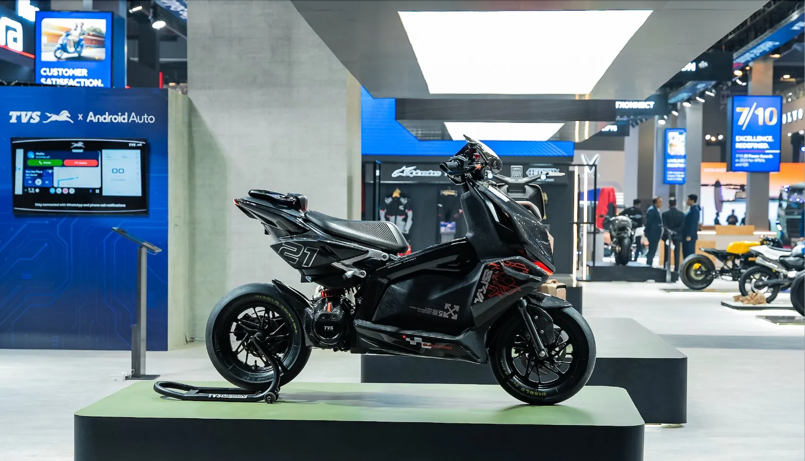 TVS y su extraño nuevo scooter. Está aquí en la F2R 2025